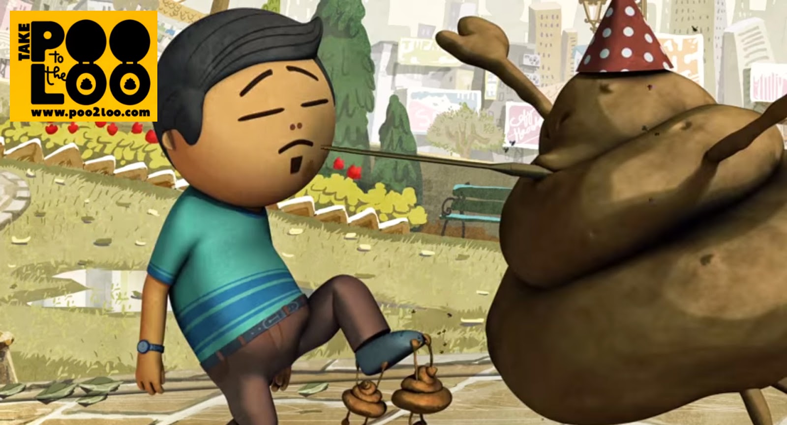 Mr Green Glass: Poo to the Loo (cocô no banheiro)