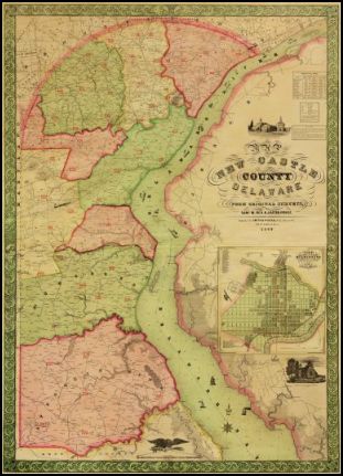 The Mill Creek Hundred History Blog: Rea and Price 1849 Map