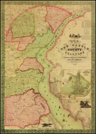 The Mill Creek Hundred History Blog: Rea and Price 1849 Map
