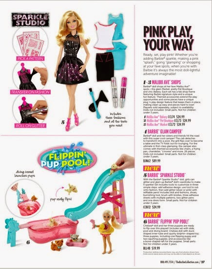 SNICKERDOODLE STREET: New Barbie Collector Catalog (Fall)
