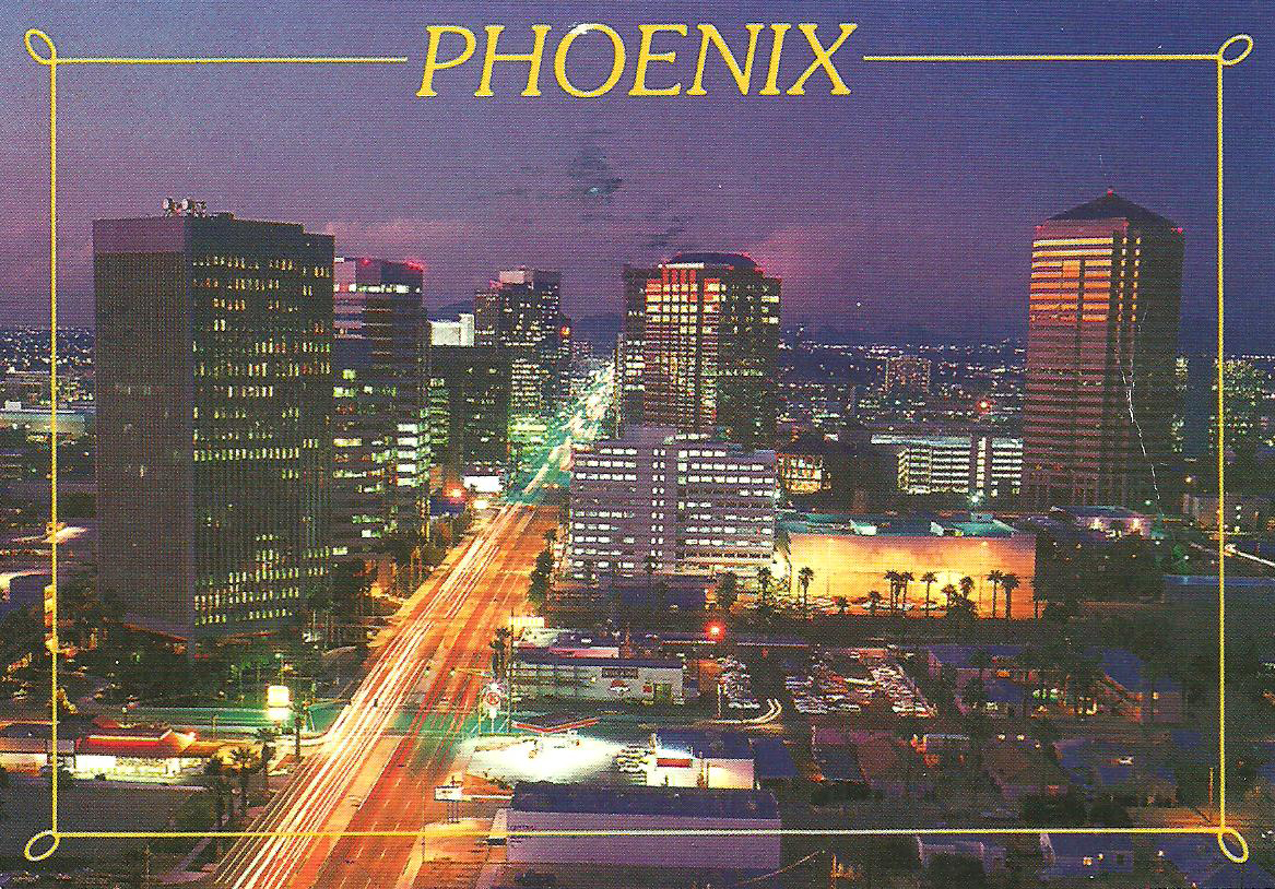 Collecting postcards from all around the world: Phoenix