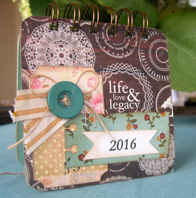Designs by Sharon: Legacy Desk-Top Calendar