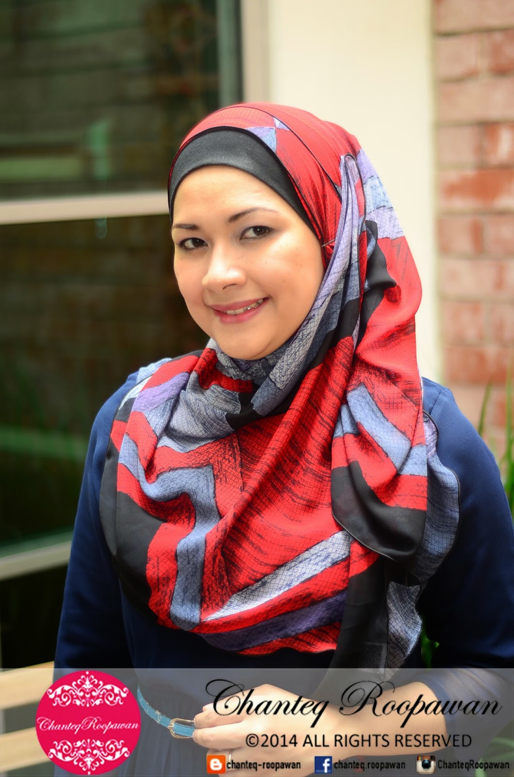 Chanteq Roopawan: CORAK BARU ~ Selendang Panjang Chiffon Bercorak (Long ...