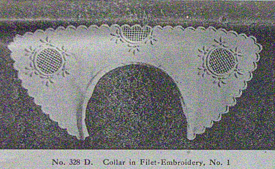 Home Arts Needlecraft Magazine: Filet-Embroidery