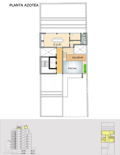 Edificio AYRES DEL SUR: Planta Azotea
