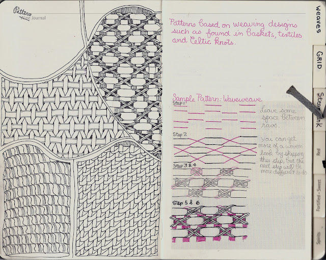 New tangle Pattern WaveWeave and Review of the Moleskine Wine Passions ...