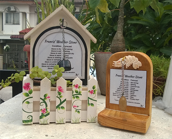 Francis' Junction: Francis' Weather Forecasting Stone