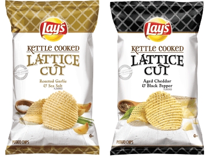 News: New Lay's Kettle Cooked Lattice Potato Chips