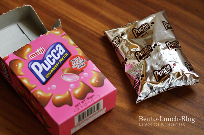 Bento Lunch Blog: Meiji Pucca Pretzel Snack