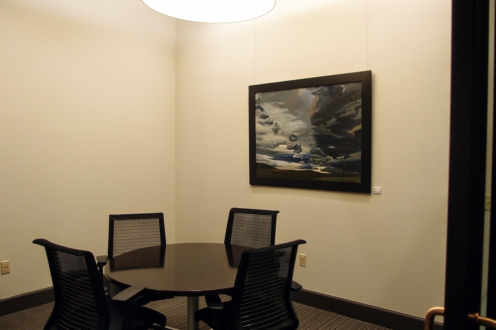 john davis carroll art: EPR Properties installation of my paintings.