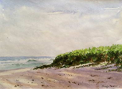 Paintings and Drawings by Manju Panchal: Vaddi beach in South Goa ...