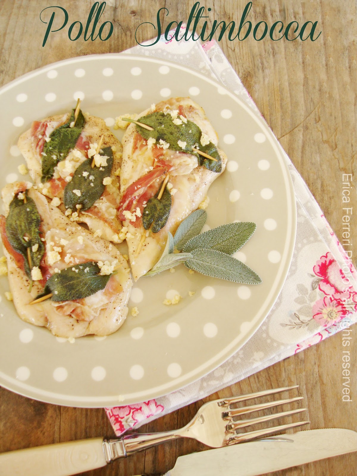 Ogni riccio un pasticcio - Blog di cucina: Pollo saltimbocca alla romana