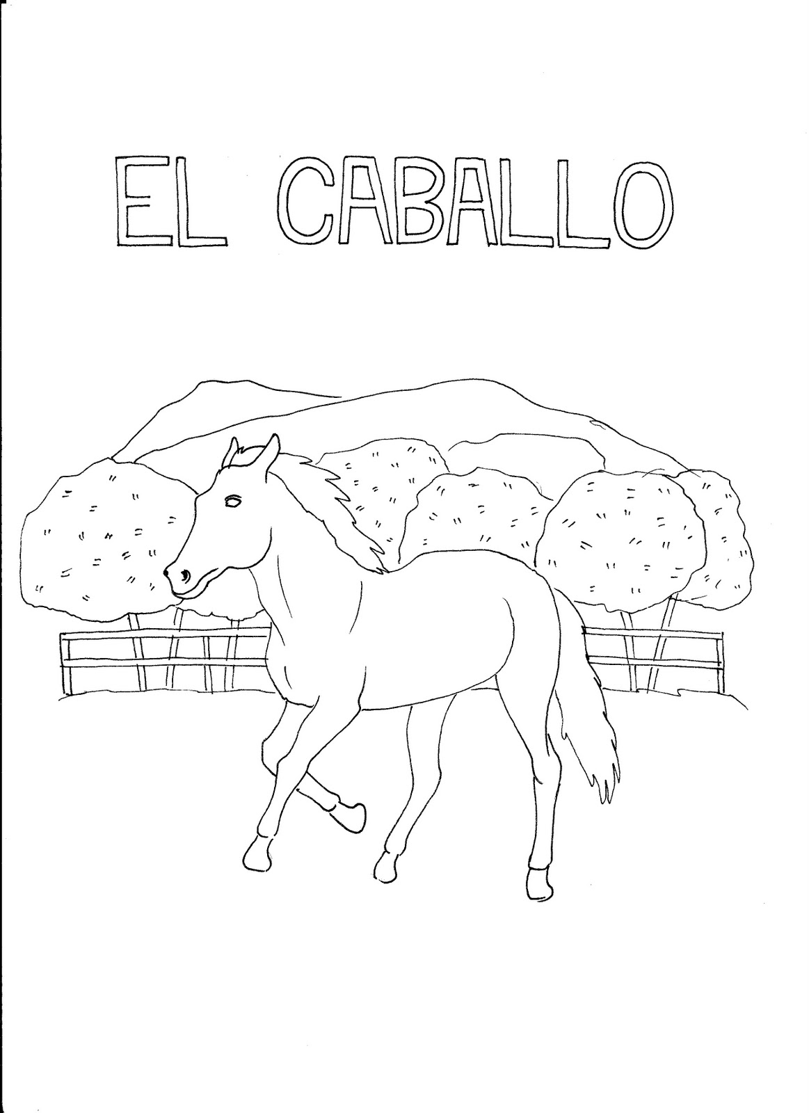 Spanish Works: Spanish Coloring Book: Los Animales