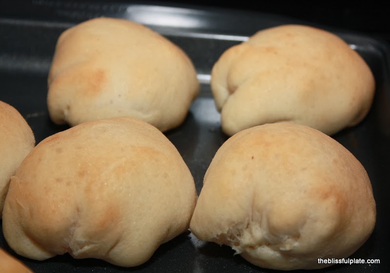 The Blissful Plate: Turkey/Ham Filled Yeast Rolls