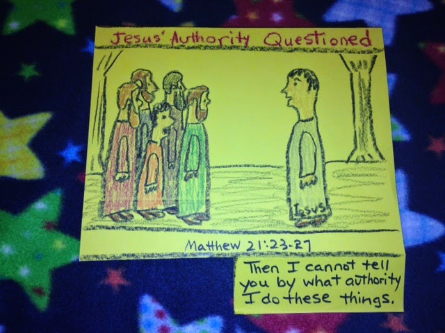 Children's Bible Lessons: Lesson - Jesus' Authority Questioned