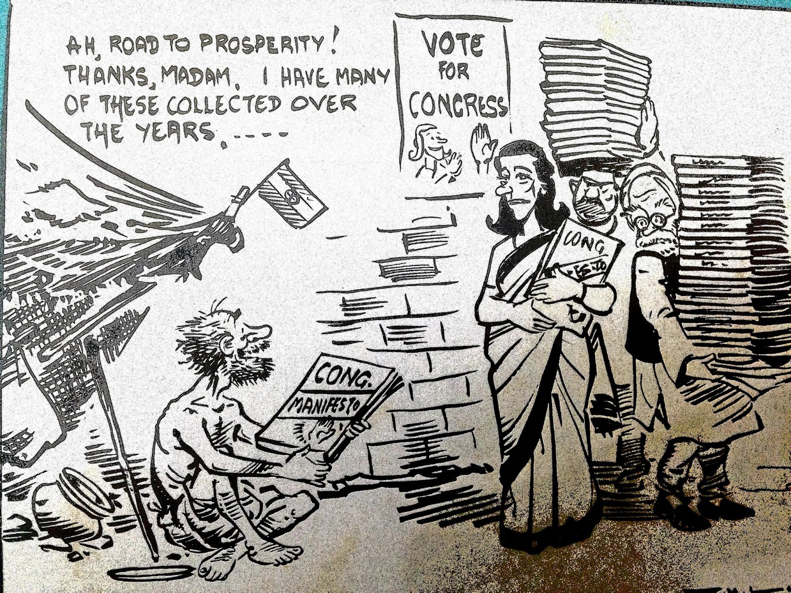 R.K. Laxman's Cartoons: Election Promises - IV