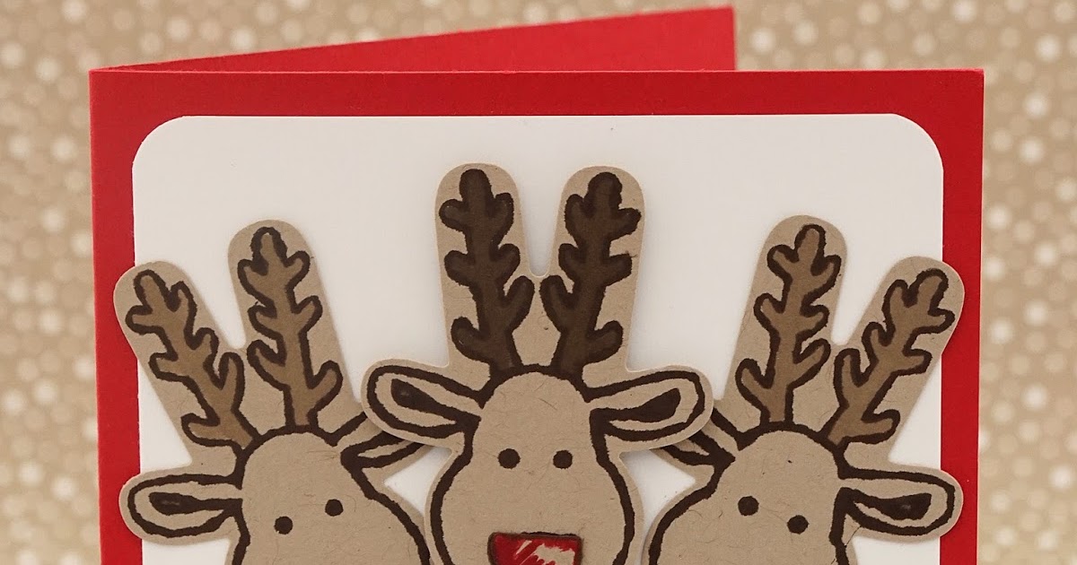 colour me happy: More quick & easy reindeer Christmas cards