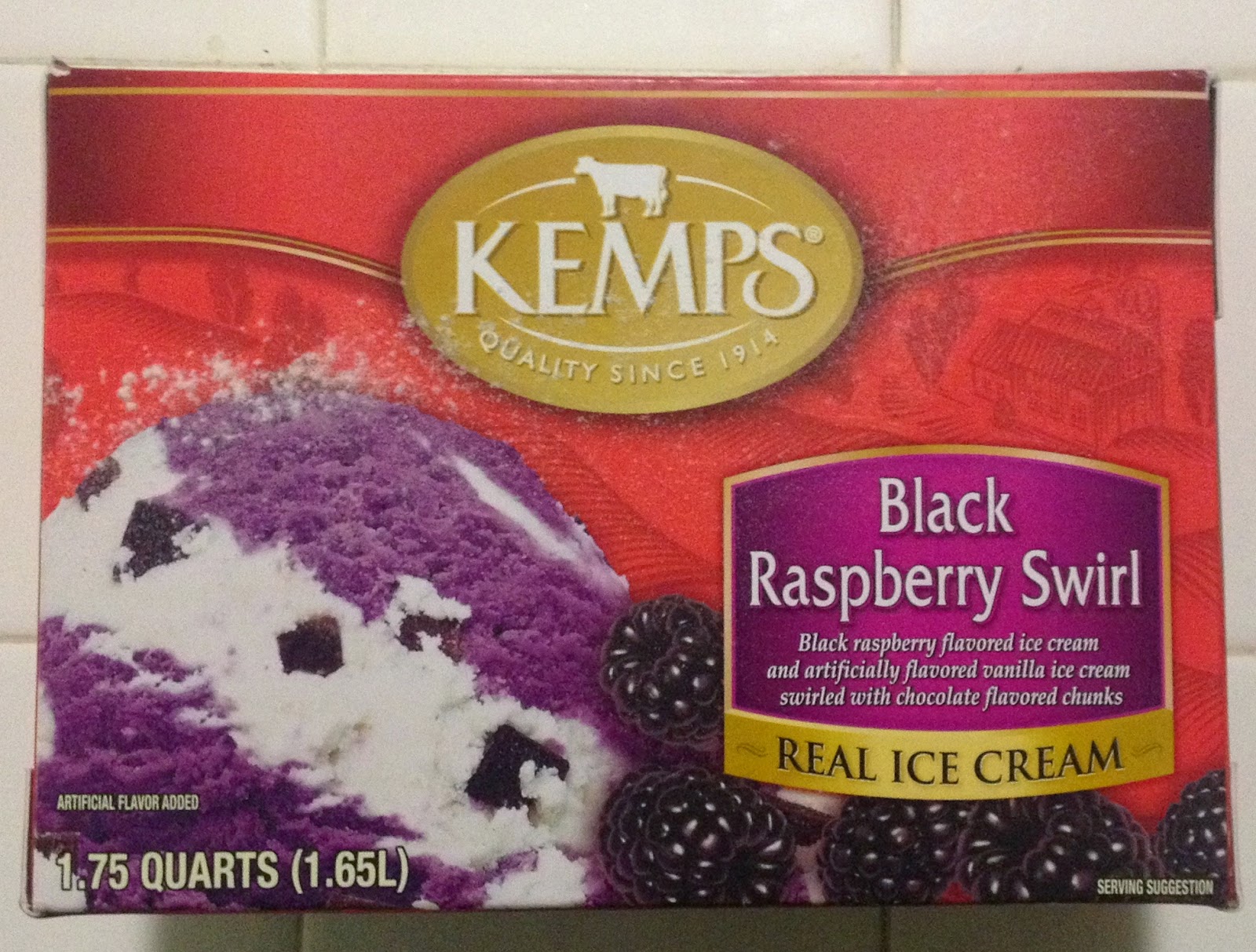 Kemp's Black Raspberry Swirl