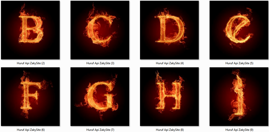 Gambar Mentahan Huruf Api - Zaky Site