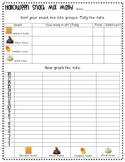 Simply Second Grade: Halloween Math Freebie! {YUM!}
