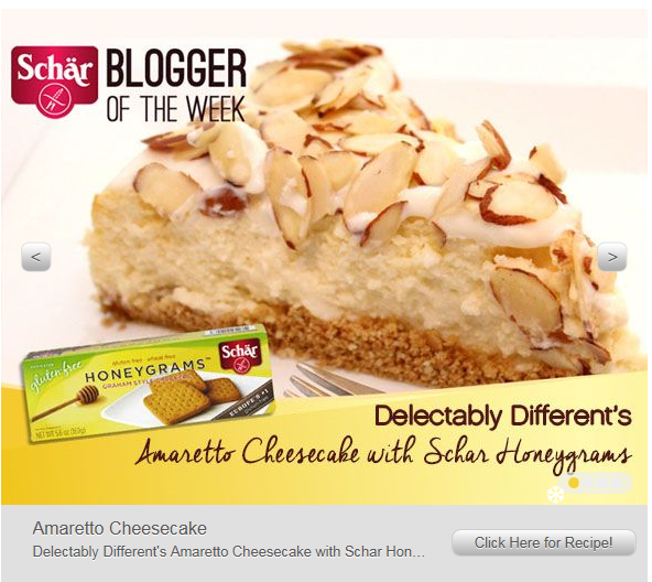 Delectably Different Kitchen: Schar Brand Blogger of the Week!