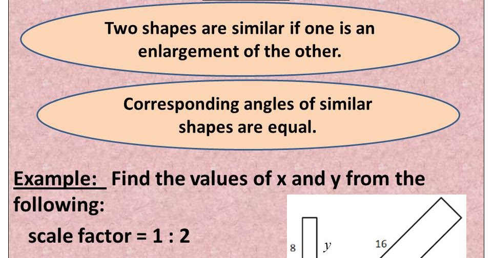 Math 10: CHAPTER-8: SIMILARITY