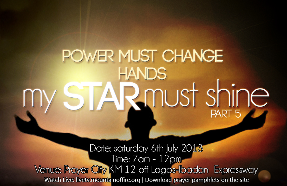 MFM Youth Church, Awka: July 2013 Power Must Change Hands Programme