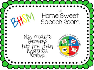 BHSM at Home Sweet Speech Room