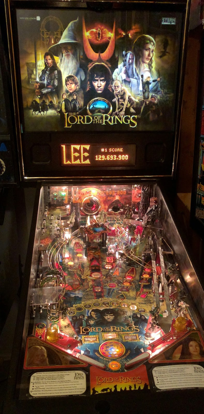 so I bought a pinball machine: Introducing: LORDS OF THE FRICKIN RINGS