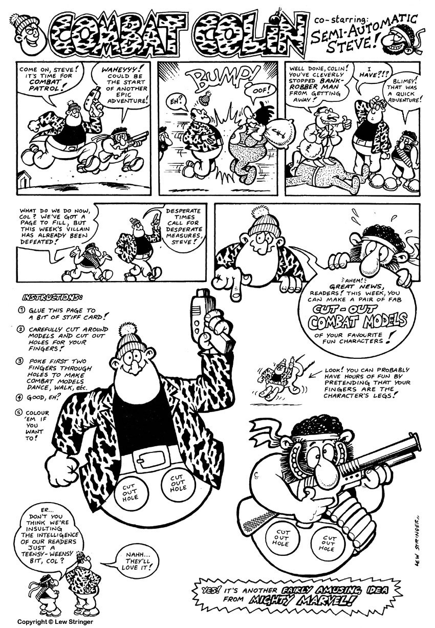 BLIMEY! The Blog of British Comics: Combat Colin's 30th Anniversary week