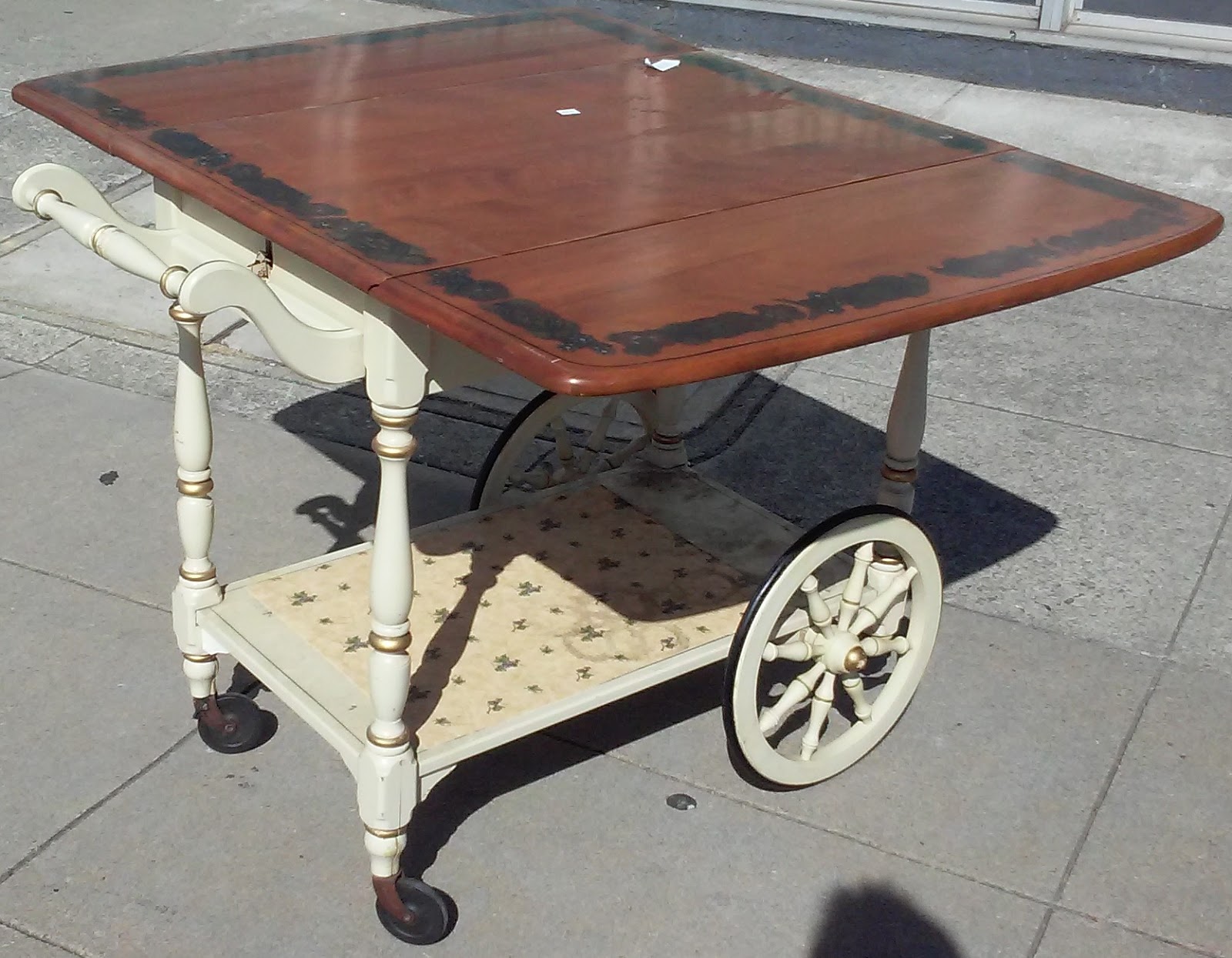 UHURU FURNITURE & COLLECTIBLES: SOLD #15736 Ethan Allen Colonial Style ...