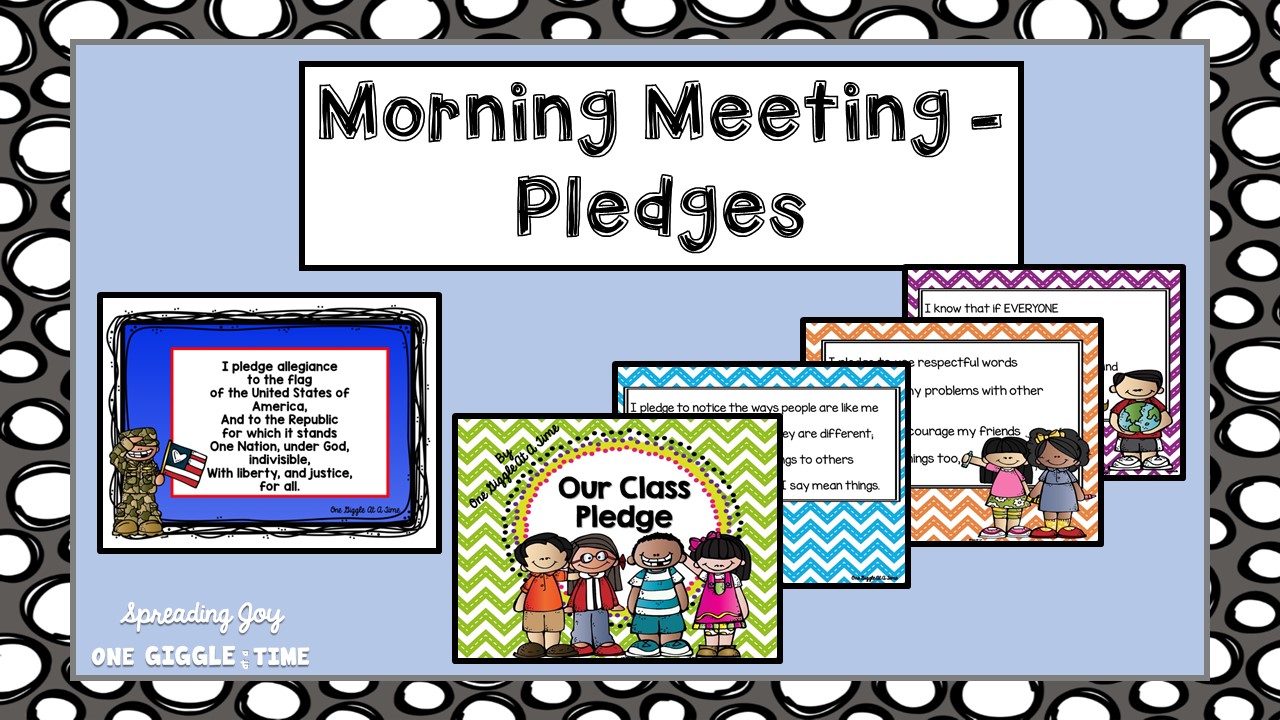 How Morning Meeting Looks In Our Classroom! - Spreading Joy...One ...