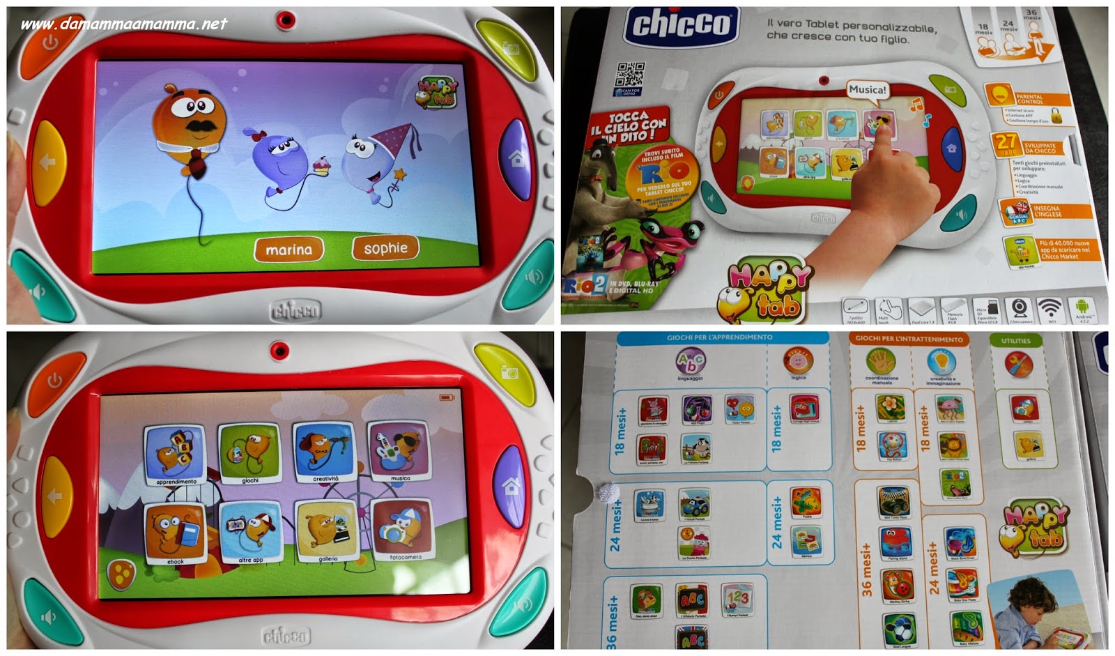 Idea regalo per i bimbi: Chicco Happy Tab ~ Da Mamma a Mamma