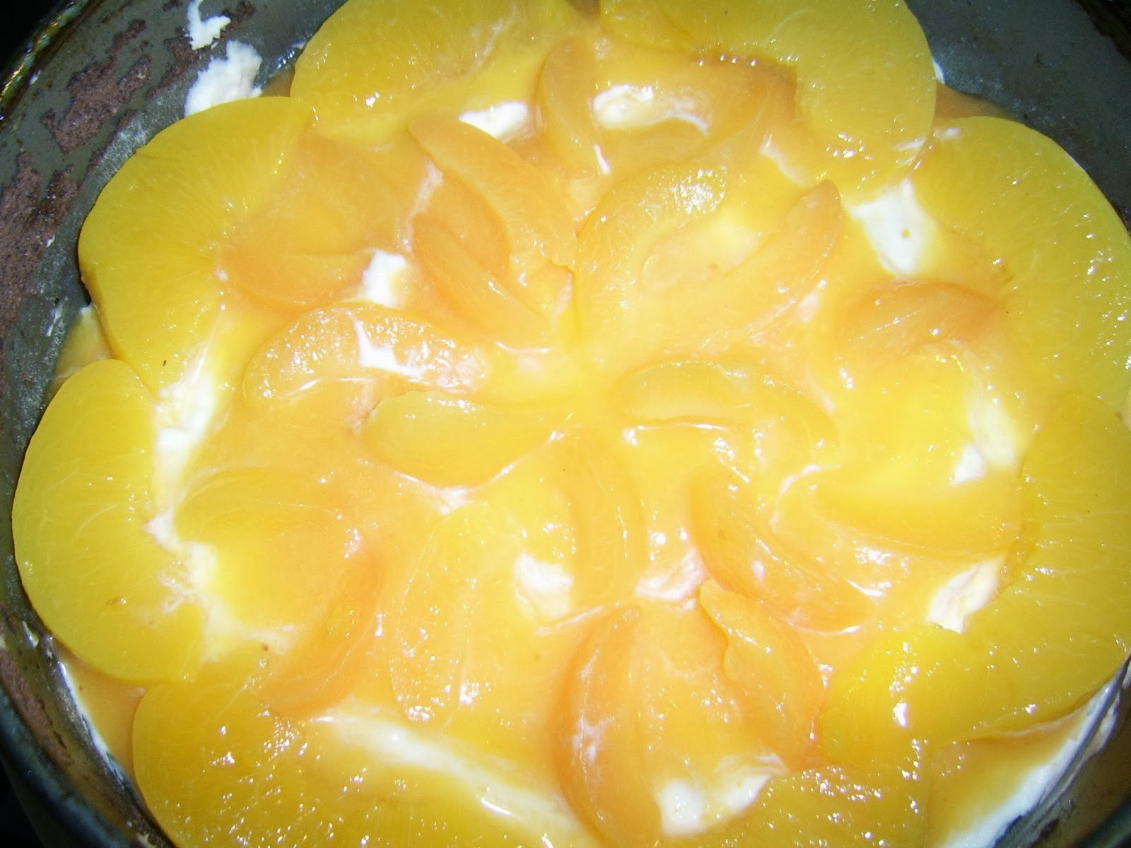 irenafoods: Peaches,vanilla and cream cake - Tort cu persici ,vanilie ...