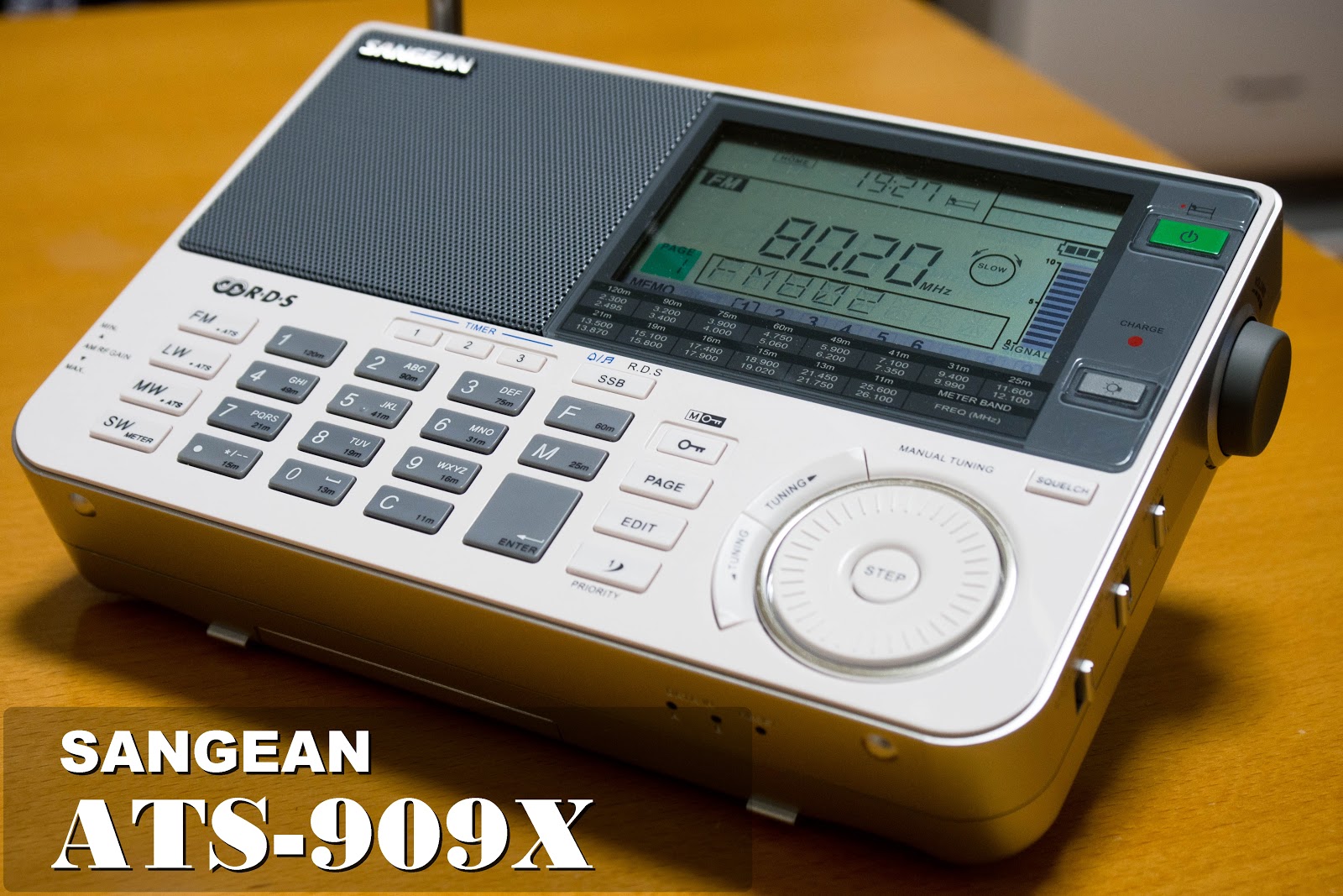 1/f ゆらぎ: SANGEAN ATS-909X 開封レビュー