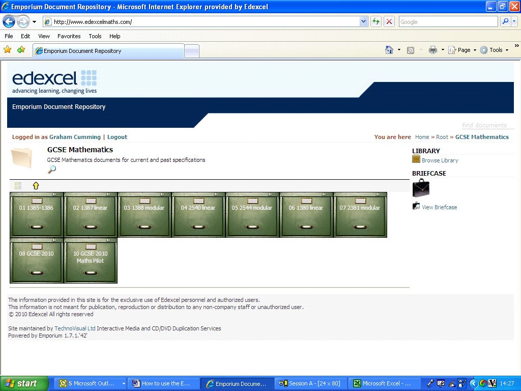 Edexcel Mathematics Emporium: How to use the Edexcel Mathematics Emporium