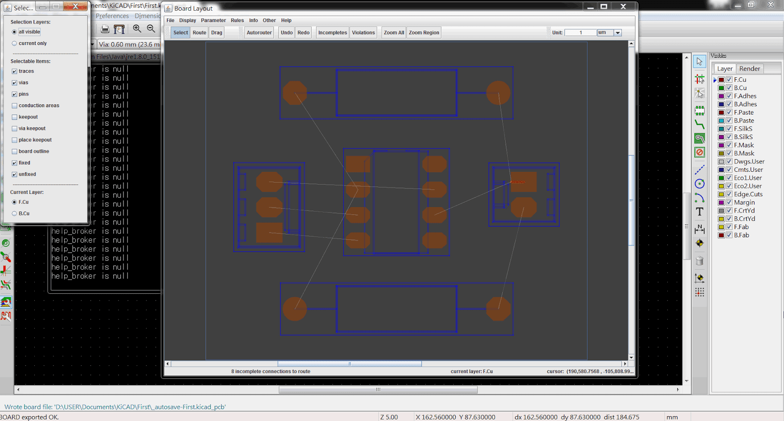 半工室 Arduino Python NodeMCU: 《高階》寫程式Arduino教學 - 00：KiCAD 快速學習畫 LAYOUT 圖 ...