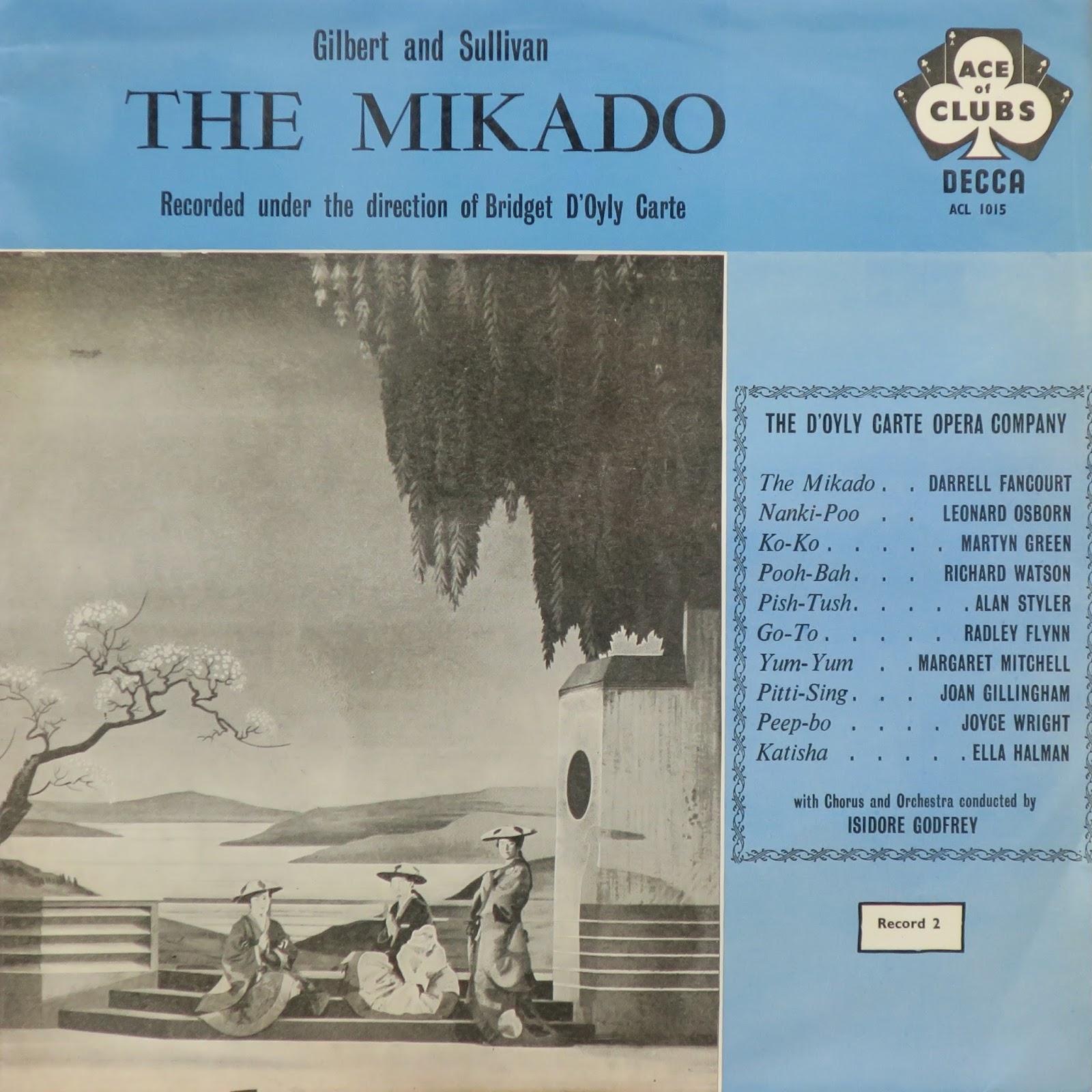 Old Records 1234: The 1950 Mikado in 'true mono'