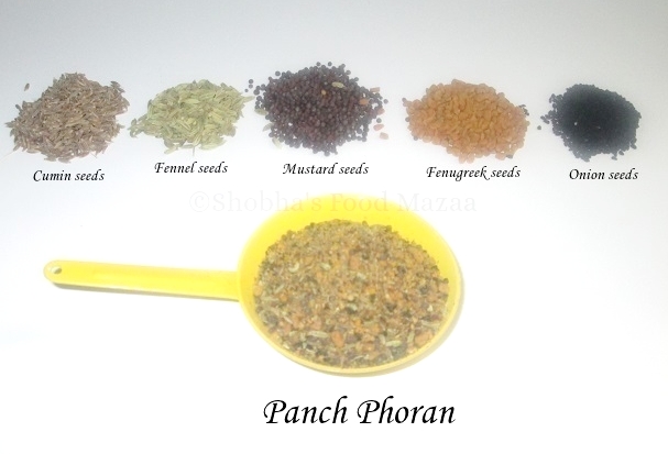 Shobha's Food Mazaa: PANCH PHORAN