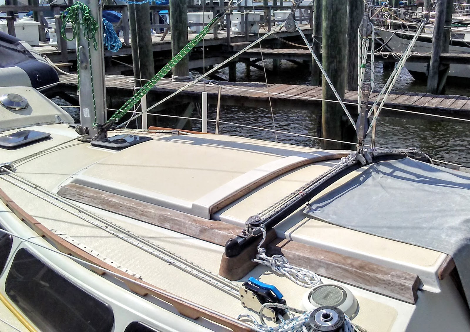 Mid-Life Cruising!!!: New Running Rigging!