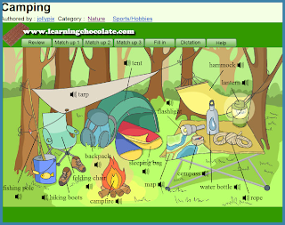 Camping Vocabulary - English in Vancouver 2