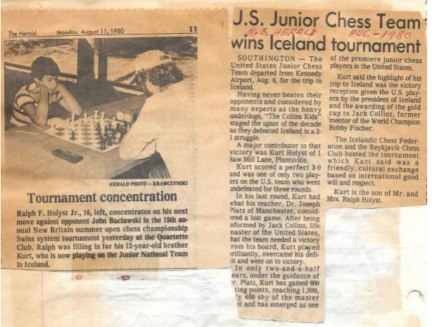 Connecticut Chess Magazine: Setting our time machine to Aug 11, 1980 by ...