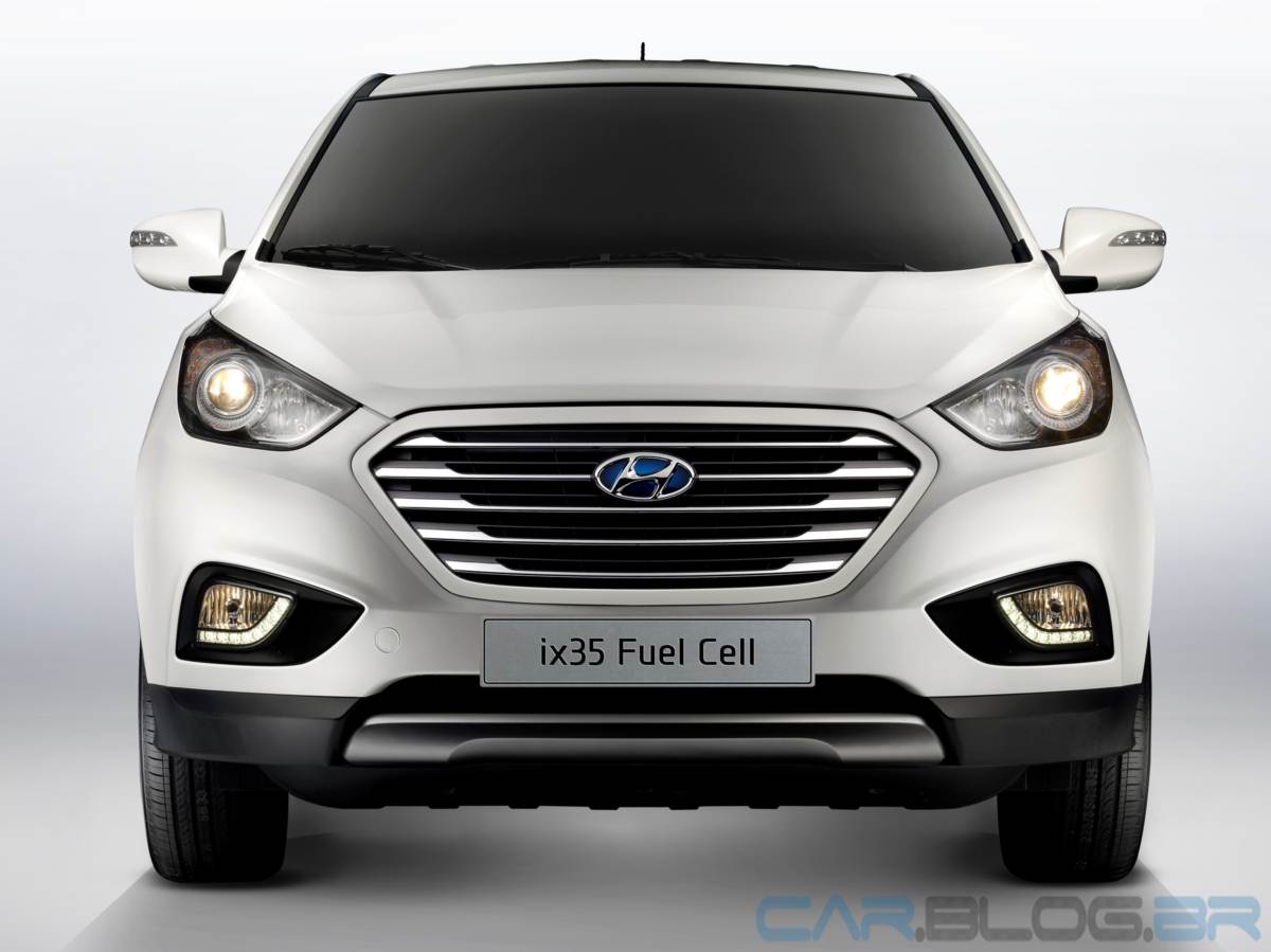 Hyundai ix 35 Fuel Cell-movido à hidrogênio - no Salão de Paris