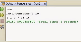 Menampilkan Deret Bilangan ~ Loker dan Kuliah