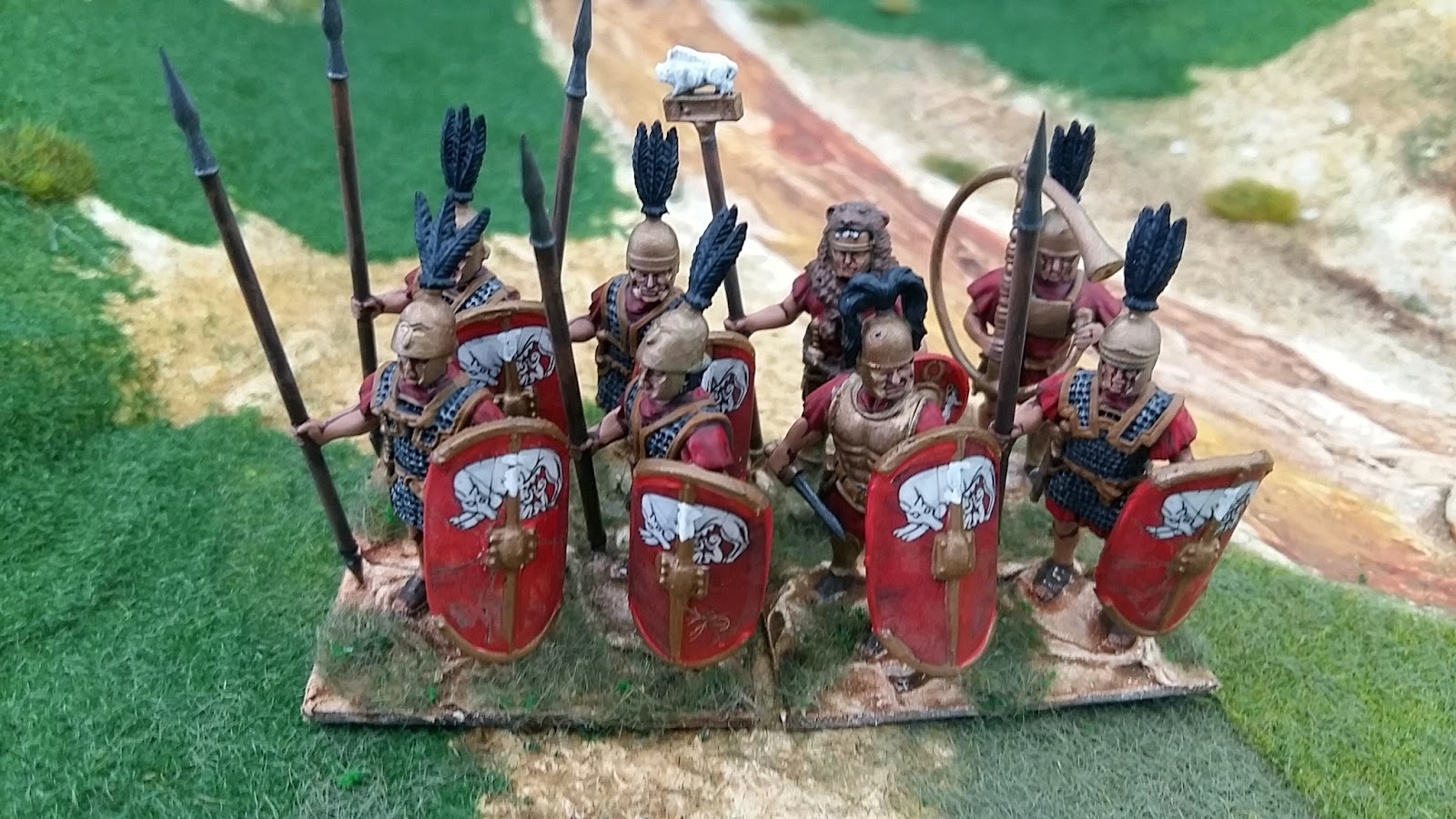 Painting Wargames Figures: VICTRIX Painted Republican Roman Legio on eBay