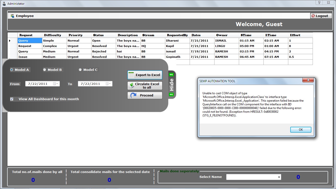Error Unable To Cast Com Object Of Type Vb Dream Code