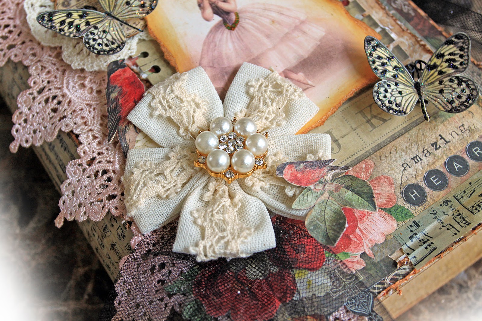 My Glitter Coated Life: An Amazing Heart Altered Book Box~