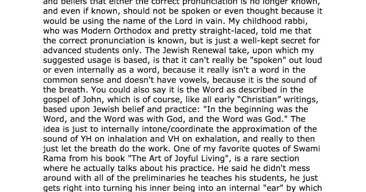 Torah-Veda: Hebrew Mantras, Part Two