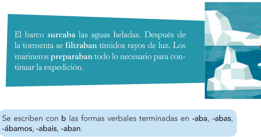 Las TIC en Primaria: VERBOS TERMINADOS EN -ABA, -ABAS...
