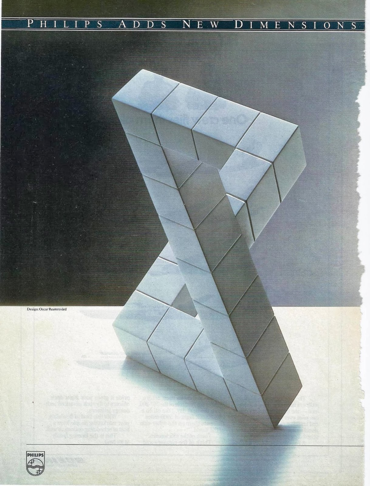 Past Print: Philips impossible object ads